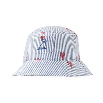 Me & Henry Fisherman Woven Bucket Hat | Lobster Seersucker – Baby Go ...