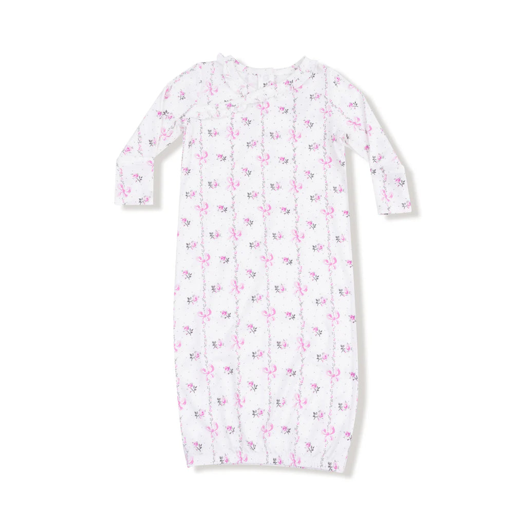 Angel Dear Kimono Gown II Dainty Buds and Bows Stripe – Baby Go Round, Inc.