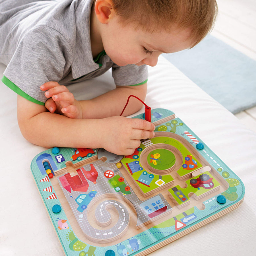 HABA Town Maze Magnetic Puzzle Game – Baby Go Round, Inc.